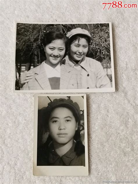 2张五十年代美女军人老照片图片欣赏收藏价格7788连环画