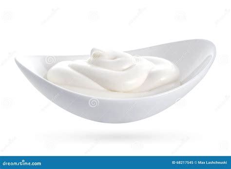 Sour Cream Isolated Stock Image Image Of Body Cream 68217545