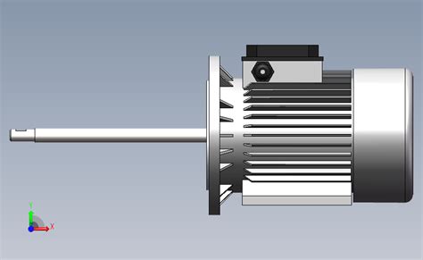 异步电机三维模型solidworks 2017模型图纸下载 懒石网