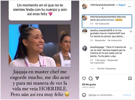 “yo Como Mujer Sé Qué Es Que Lo Señalen A Uno” Luisa Fernanda W