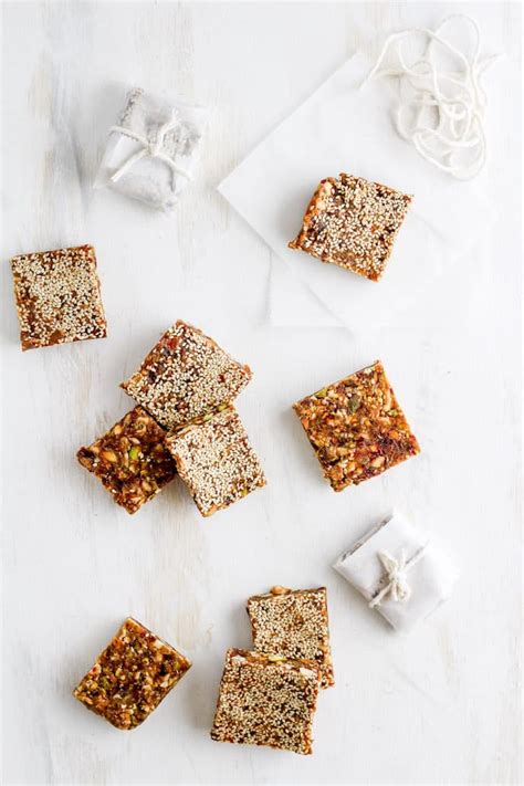 No Bake Sesame Date Bars 6 Grateful Grazer