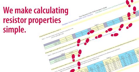 Quantic Ticer On Linkedin We Make Calculating Resistor Properties Simple Use Our Tcr Resistor…