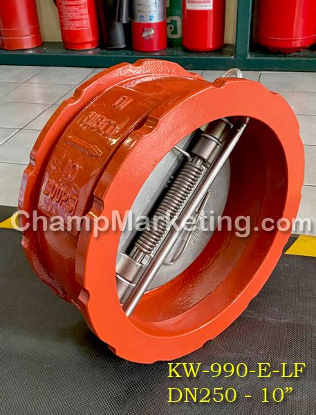 Kw 990 E Lf Nibco Wafer Style Twin Disk Ductile Iron Check Valve