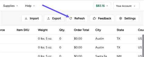 import orders from a store endicia