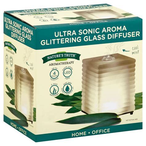 Natures Truth Aromatherapy Glitering Glass Diffuser Shop Diffusers