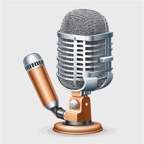 Premium Vector Microphone Clipart Vector