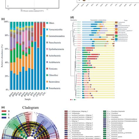 Principle Coordinate Analysis Pcoa Of The Bacterial Communities In