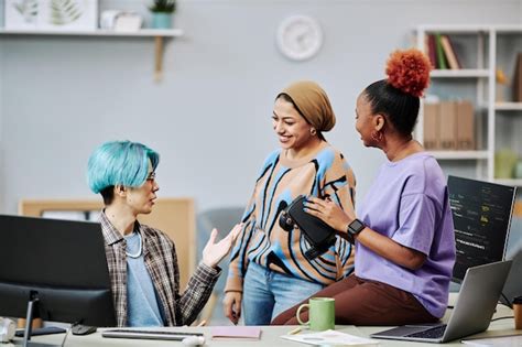 Premium Photo Team Of Young Software Developers