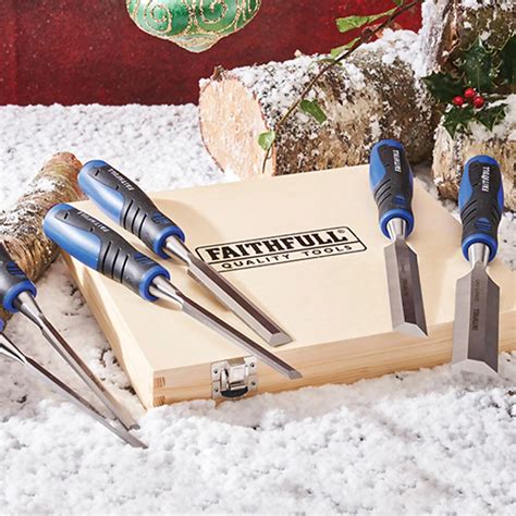 Faithfull 6 Piece Chisel Set Ref Xms22chisel6