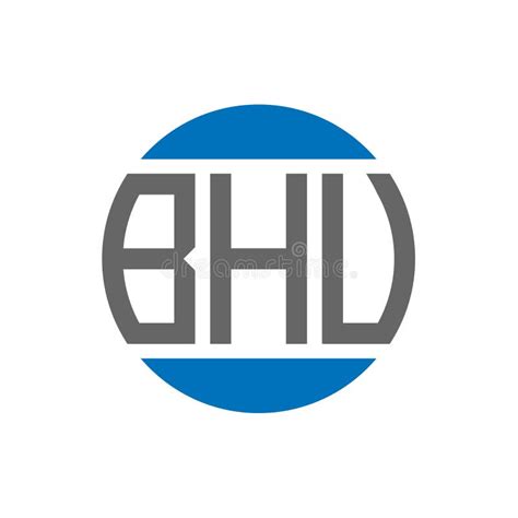 Bhu Letter Logo Design On White Background Bhu Creative Initials