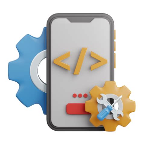 App Development Code Programming Coding Application Smartphone 3d