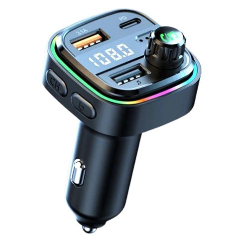 Bluetooth 5 0 Fm Modulátor Szupergyors Töltés Fm Adó Gyorstöltő 3 0