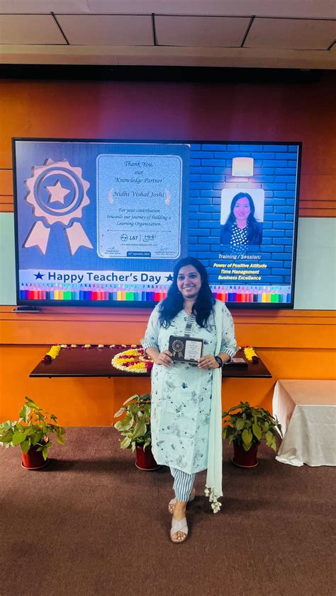 Nidhi Joshi On Linkedin Gratitude Knowledgepartner Teachersday