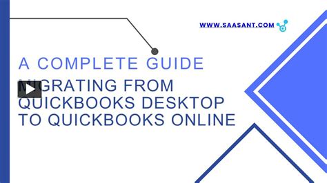 Ppt Migrating From Quickbooks Desktop To Quickbooks Online Powerpoint