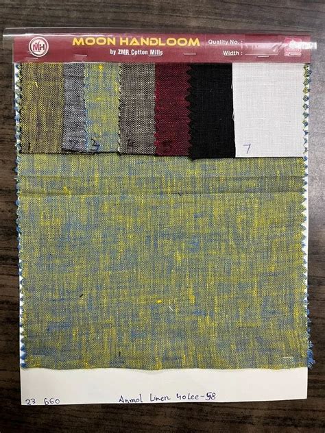 58 Inch Pure Linen Fabric At Rs 660 Meter Pure Linen Fabric In Meerut