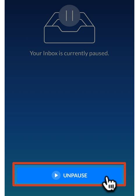 how to unpause your inbox boomerang for ios