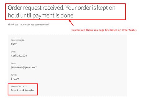 How To Customize Thank You Page Title Based On Woocommerce Order Status