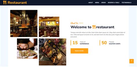 github stevetech153 restaurant website simple restaurant website