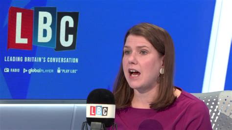 Jo Swinson Tells Lbc The Lib Dems Will Not Support A Corbyn Led
