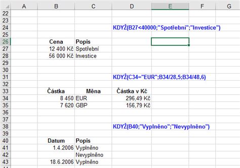 Praktické příklady použití funkce KDYŽ v Microsoft Excel Management News