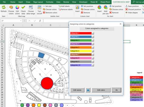 Create Your Custom Filled Map Choropleth Map For Regions Warehouse Factory Process Etc