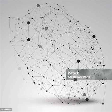 공간지각력 벡터 신혼여행 중인 혼혈의 젊은 군인커플 흑백 디지탈 오브젝트입니다 3d 기술을 그림 3차원 형태에 대한 스톡 벡터