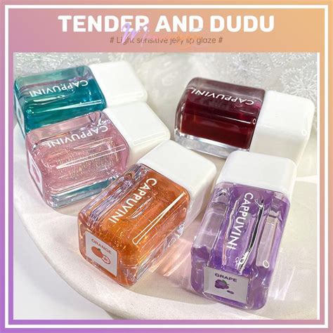 Jual Codandready Cappuvini Liptint Crystal Lip Oil Glass Lip Gloss Mirror