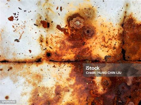 파노라마 그런지 녹슨 금속 질감 녹과 산화 금속 배경 오래된 금속 철 패널 클로즈업 0명에 대한 스톡 사진 및 기타 이미지