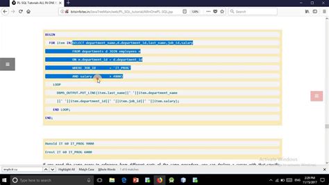 Plsql In Hindi Lec 19 Cursor For Loop Implicit Youtube