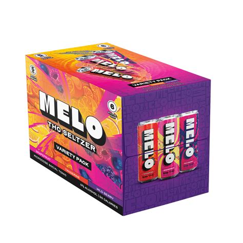 Variety Pack Thc Seltzer Premium Weed Drinks 5mg Thc Melo Seltzer