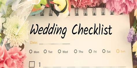 Ultimate Wedding Checklist