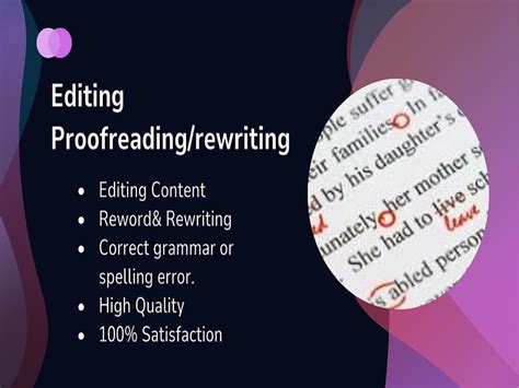Proofreading Work Which Includes Editing Spell Check Punctuation