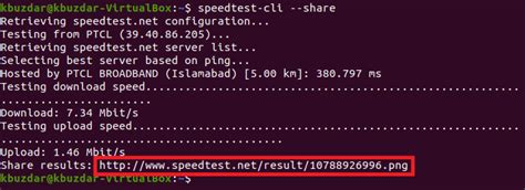 use speedtest cli to test internet speed on ubuntu 20 04 linuxways