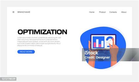 최적화 개념 벡터 일러스트 사이트 배너 광고 및 마케팅 자료 온라인 광고 비즈니스 프리젠 테이션 등 Revolution에 대한 스톡 벡터 아트 및 기타 이미지 Istock