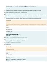 Midterm Exam Docx Under CPP Act And The EI Act The CRA Is Responsible For Select One A