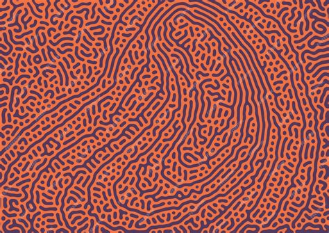 Premium Vector Turing Pattern Structure Oraganic Lines Background