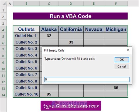 How To Fill Blank Cells With In Excel Methods ExcelDemy