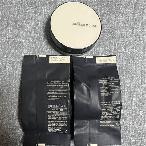 정샘물 에센셜 스킨 누더 쿠션 페어라이트 케이스 리필 2개 인스티즈instiz 장터 카테고리