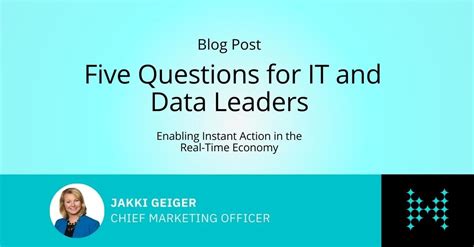 David 大衛 Mead 米德 On Linkedin 5 Questions For It And Data Innovators