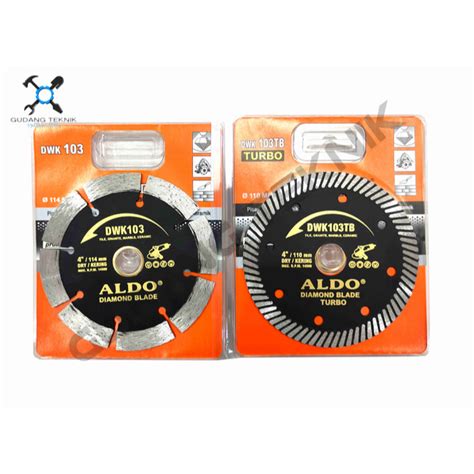 Jual Diamond Wheel 4 Granite DRY DWK103 TURBO DWK103B ALDO Mata