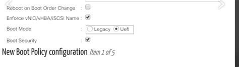 Solved How To Change UCS Boot Mode From Legacy To UEFI Experts Exchange