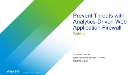 Prevent Threats With Analytics Driven Web Application Firewall Pptx