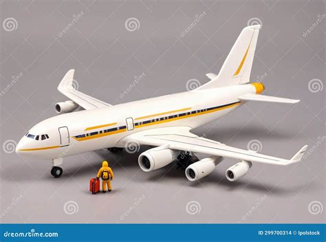 Miniature Scale People Figures Passengers Boarding A Plane Ideal For Transportation Concepts