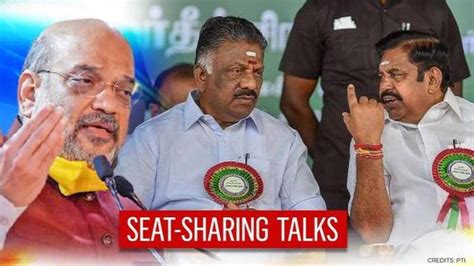 Bjp Aiadmk Meet To Discuss Seat Sharing For Tamil Nadu Polls Ahead Of
