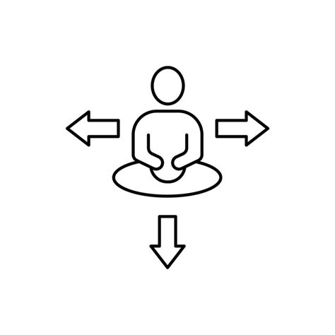 Decision Making Concept Line Icon Simple Element Illustration Decision Making Concept Outline