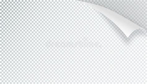 Curly Page Corner Realistic Illustration Curled Corners Set Paper