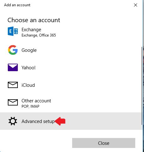 Step By Step For Windows 10 Mail Setup Centennial Arts