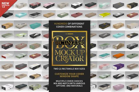 Rectangular Box MockUp Creator Behance