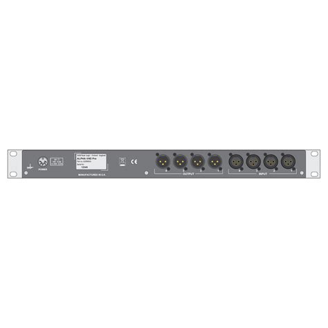 Solid State Logic SSL Alpha VHD Quad Mic Preamp LN48679 SSL0027 SCAN UK