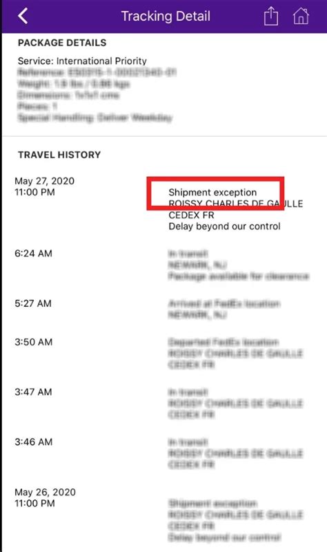 answers fedex delivery exception my international shopping